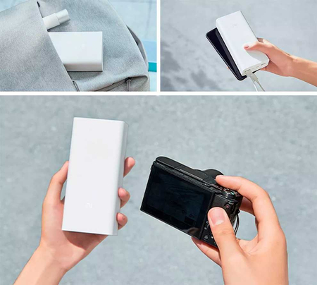 ДОСТАВКА БЕСПЛАТНО! Power Bank Xiaomi Mi 3 Fast Charge 18W 30000 mAh