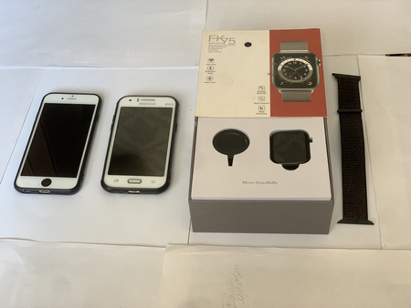 3 в 1 комплект: iPhone 6s, Samsung J1 va smart watch FK75