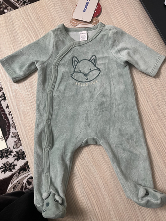LC Waikiki Новый Боди с вандамой голубой 0-3 м, хлопок