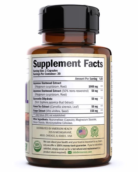 Resveratrol 60 capsules