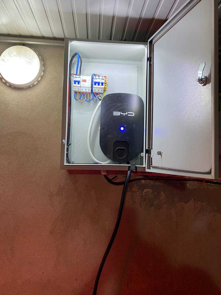 elektromobil ustanovka електромобил зарядка установка