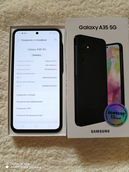 Samsung galaxy A35 5G  8/256 GB Yangi