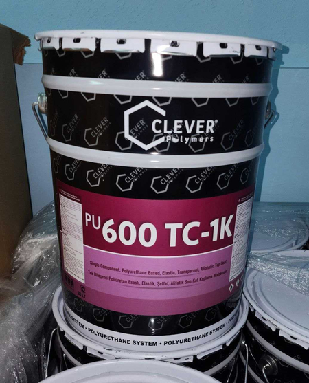 clever Однокомпонентное прозрачное финишное покрытие зашита 600 TC 1K
