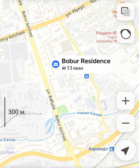 ЖК Babur Residence 4-комнатная 8/16 114 м² коробка предчист. отделка