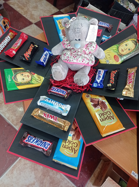 Uch qavat va bir qavatli chokobox