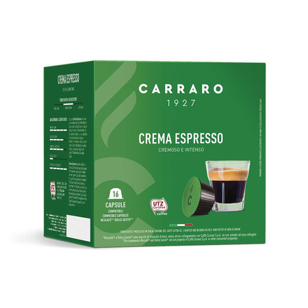 Кофе в капсулах Dolce Gusto производства Carraro - Италия
