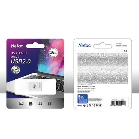 Netac U116 USB2.0 32 ГБ USB Флеш-накопитель