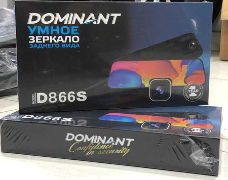 Видеорегистратор Dominant, Lenovo янги. Полный экран, WiFi+32GB!
