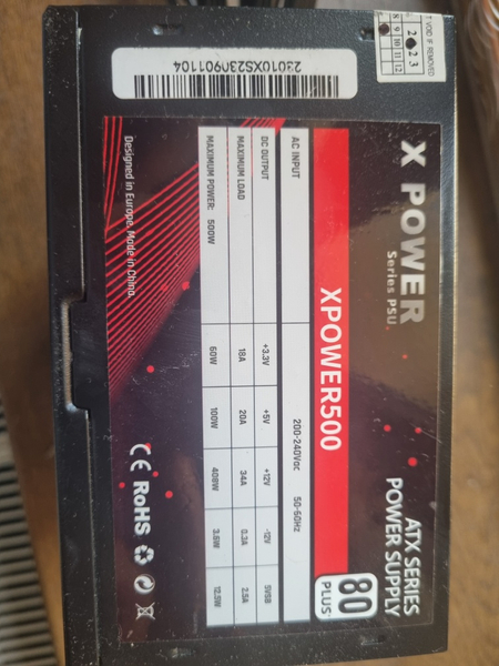 Блок питания xpower 500w 80+
