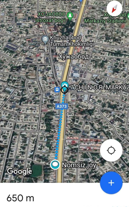 Yol boyidagi yer maydoni sotiladi