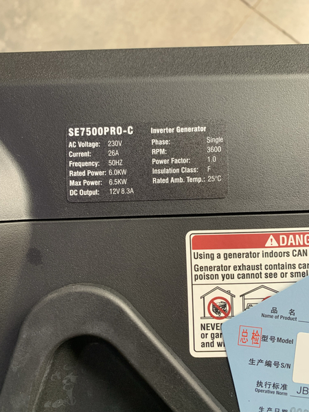 Invertor generator senjun 6 kw