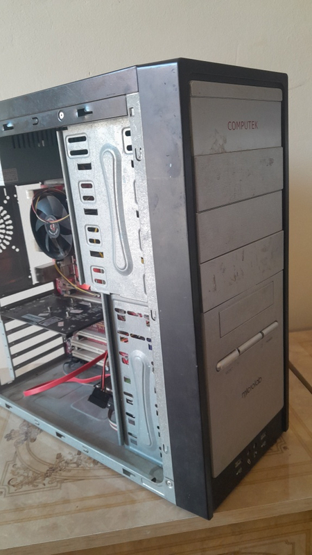Пк pc kompyuter  ddr2 gt 610 korpus hard green power