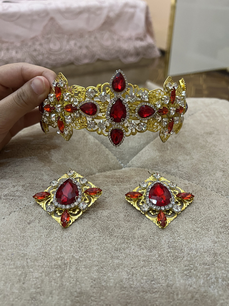 Корона с сережками