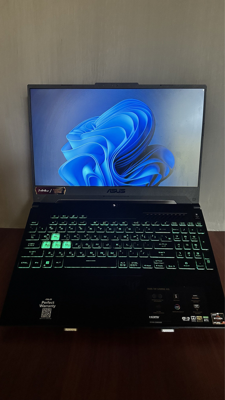 Noutbuk Ryzen7 + RTX 3060
