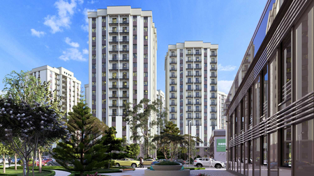1-ком квартира в рассрочу/ипотеку с ремонтом  43 кв.м. середина 2025г.