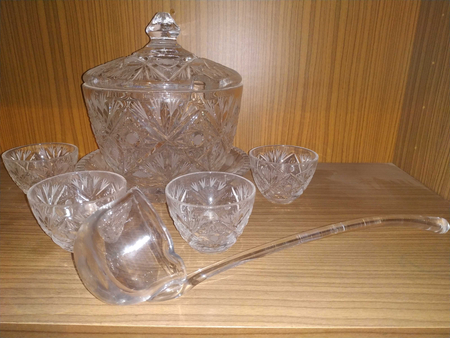 Компотница хрустальная, ЧССР