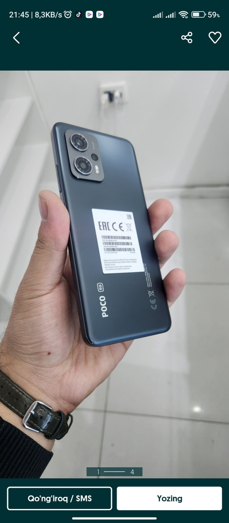 Poco x4 gt 5g 8/256 variyantkayam sotaman