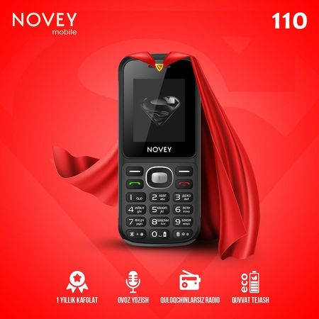 Novey 110+sovg‘a 1 yil garantiya