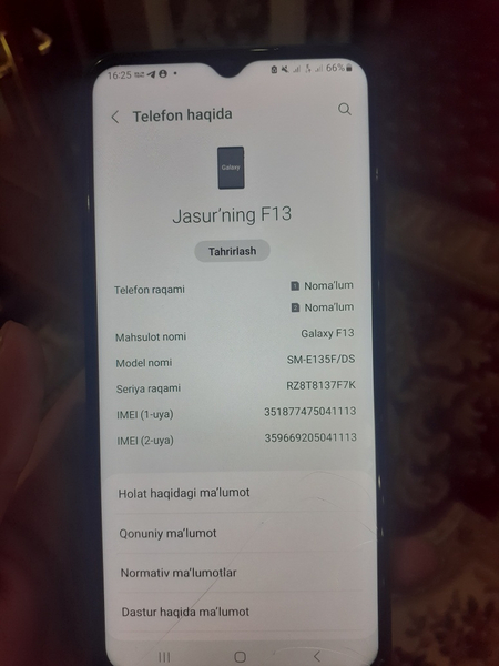 samsung a20 sotiladi