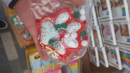 Новогодние Лапка очень красивый игрушки