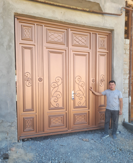 Qalin temir darvozalar