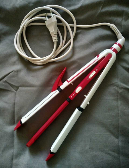 Утюжок 3-в-1 BoRan (утюжок, плойка, гофре)