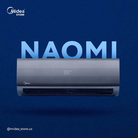 Акция кондиционер Midea NAOMI [7, 9, 12, 18, 24] + БЕСПЛАТНАЯ Доставка