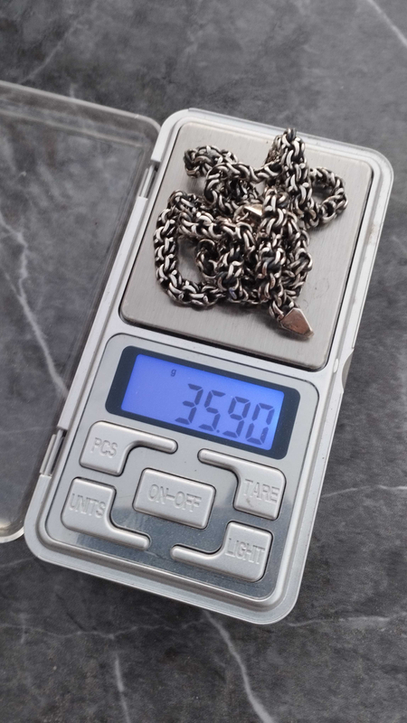 Серебряная цепочка, kumush tros, 925 проба