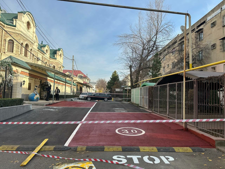 Razmetka Palasa Chizish. Parkovka Razmetka Разметка Парковка