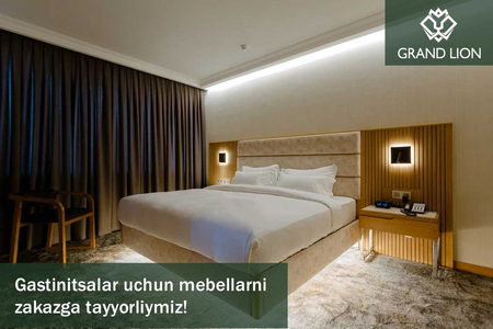 Gastinitsalar uchun mebellarni zakazga tayyorliymiz!