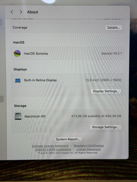 Macbook M1 Sotiladi srochniy uzimniki deyarli yangi