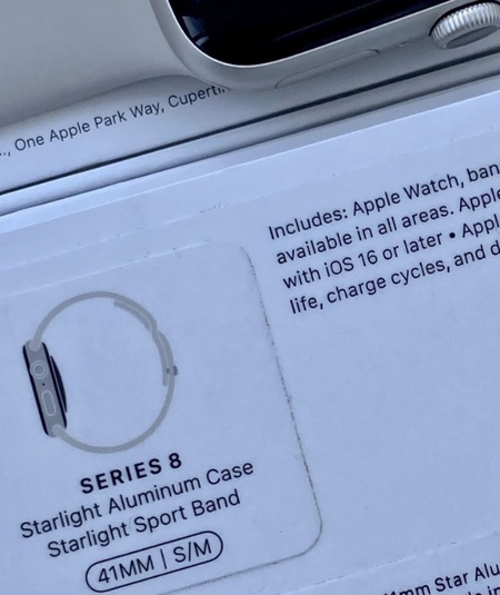 Apple Watch 8 41 mm Starlight