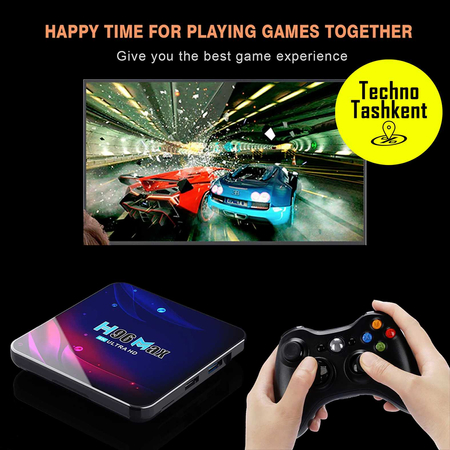 H96 max 4K 4/64gb +Proshivka Full Tv Box Smart Box (Dostavka Bor)