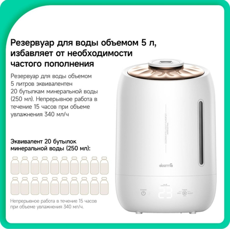 Увлажнитель воздуха Xiaomi Deerma F600. Новый запечатанный