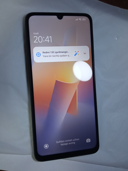Redmi 13c 8-256gb qop qora yangi tel