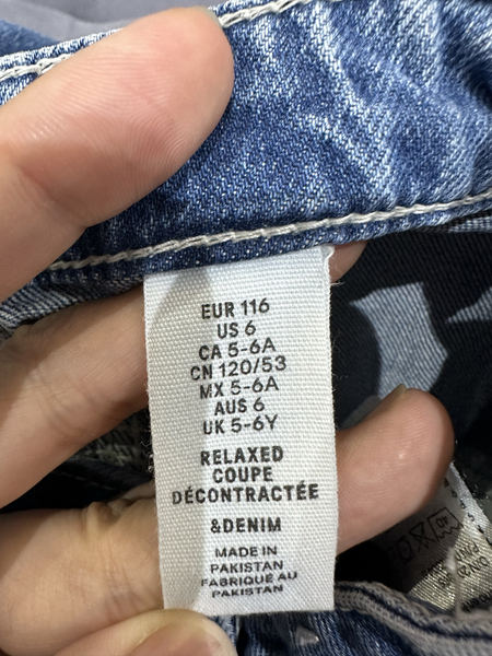Джинсы H&M на 6 лет
