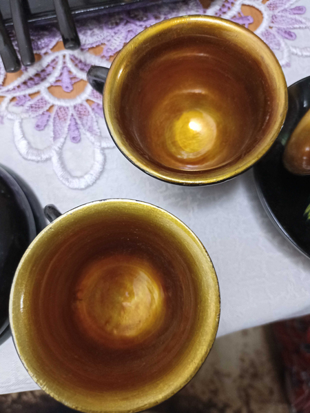 Чайный и кофейный сервизы КИТАЙ 50е  годы Раритет