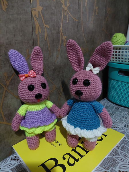Вязанная игрушка Коровка