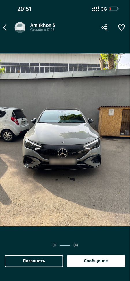 Mercedes Benz EQE 350+ Full pozitsiyasi sotiladi
