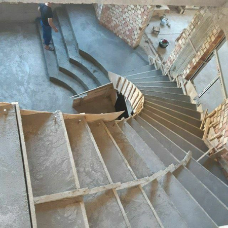Бетон зина қуриш