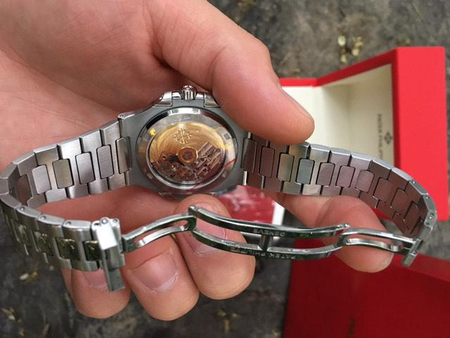 Patek Philippe Geneve Nautilus Automatic Mexanika soat watch chasi