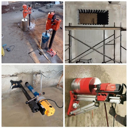 Beton devor teshamiz eshik ochamiz