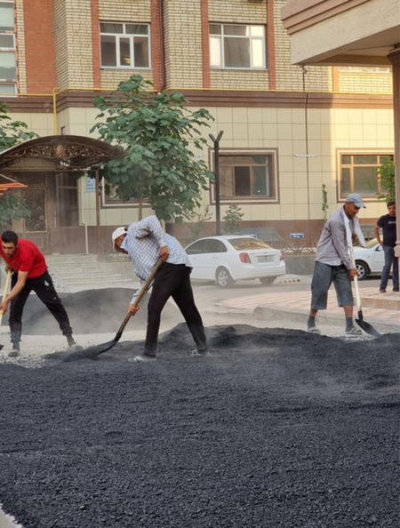 Asfalt qilamiz Mahalla kuchalarini