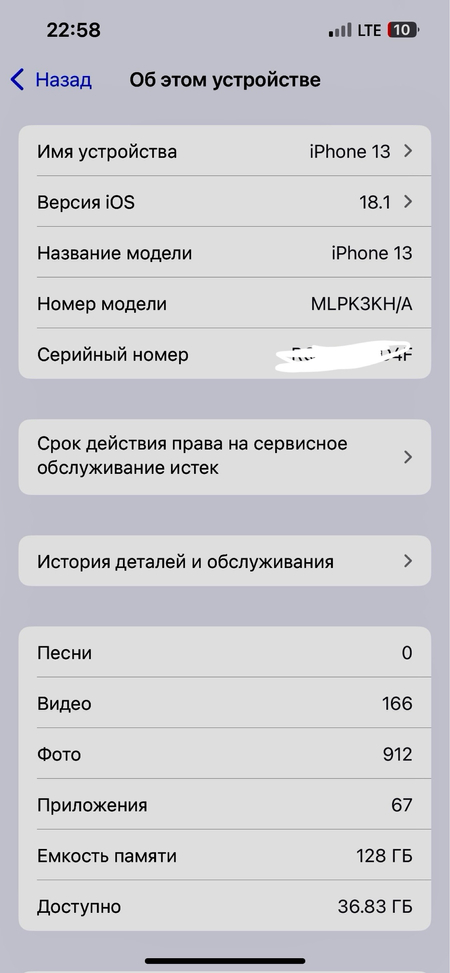 Iphone 13 128ГБ