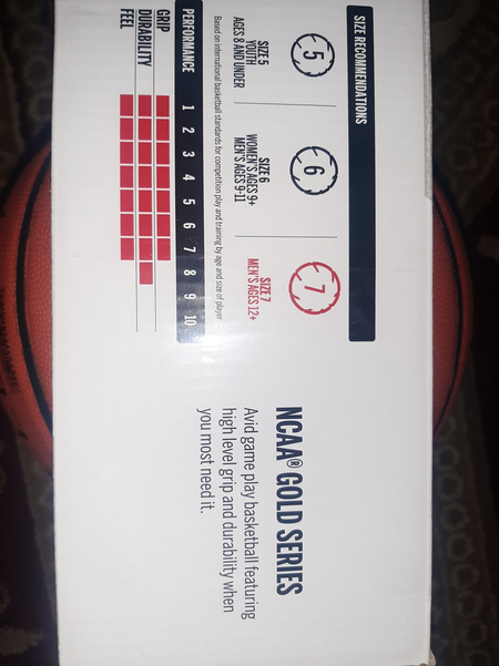 Американский баскетбальный мяч от Wilson NCAA