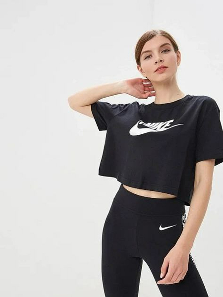 Укороченная футболка топ Nike
