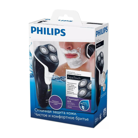 Электробритва Philips AT610 AquaTouch 1 Год Гарантия