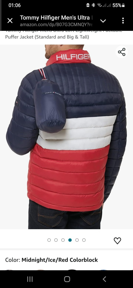 Мужская куртка Tommy Hilfiger 2XL новая 2XL