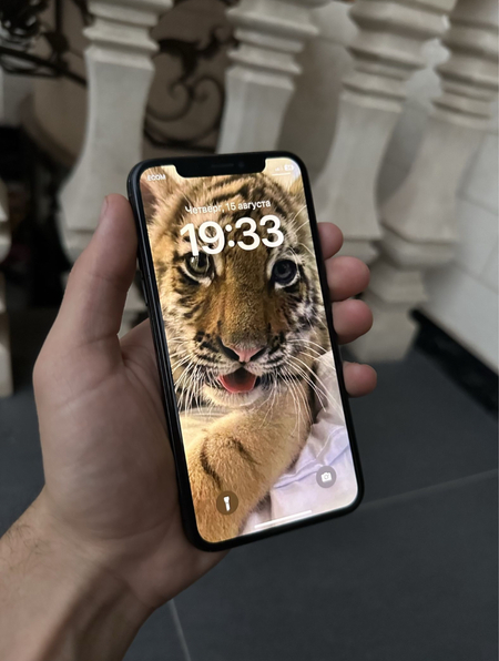 Iphone x qora 256 tali