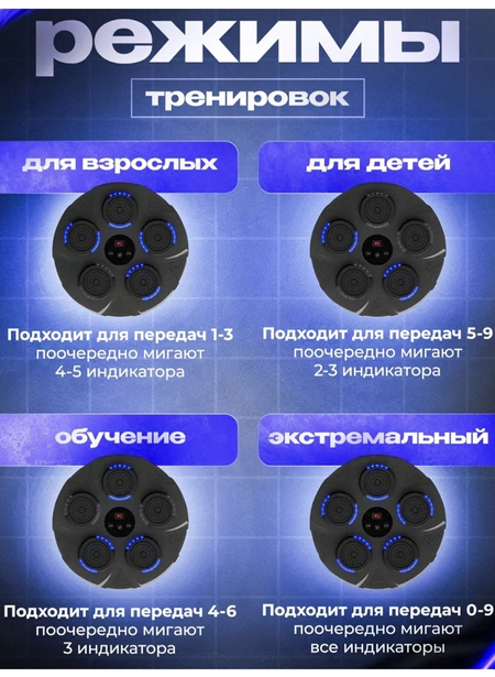 Музыкальный тренажер для бокса Intelligent Music Boxing Machine